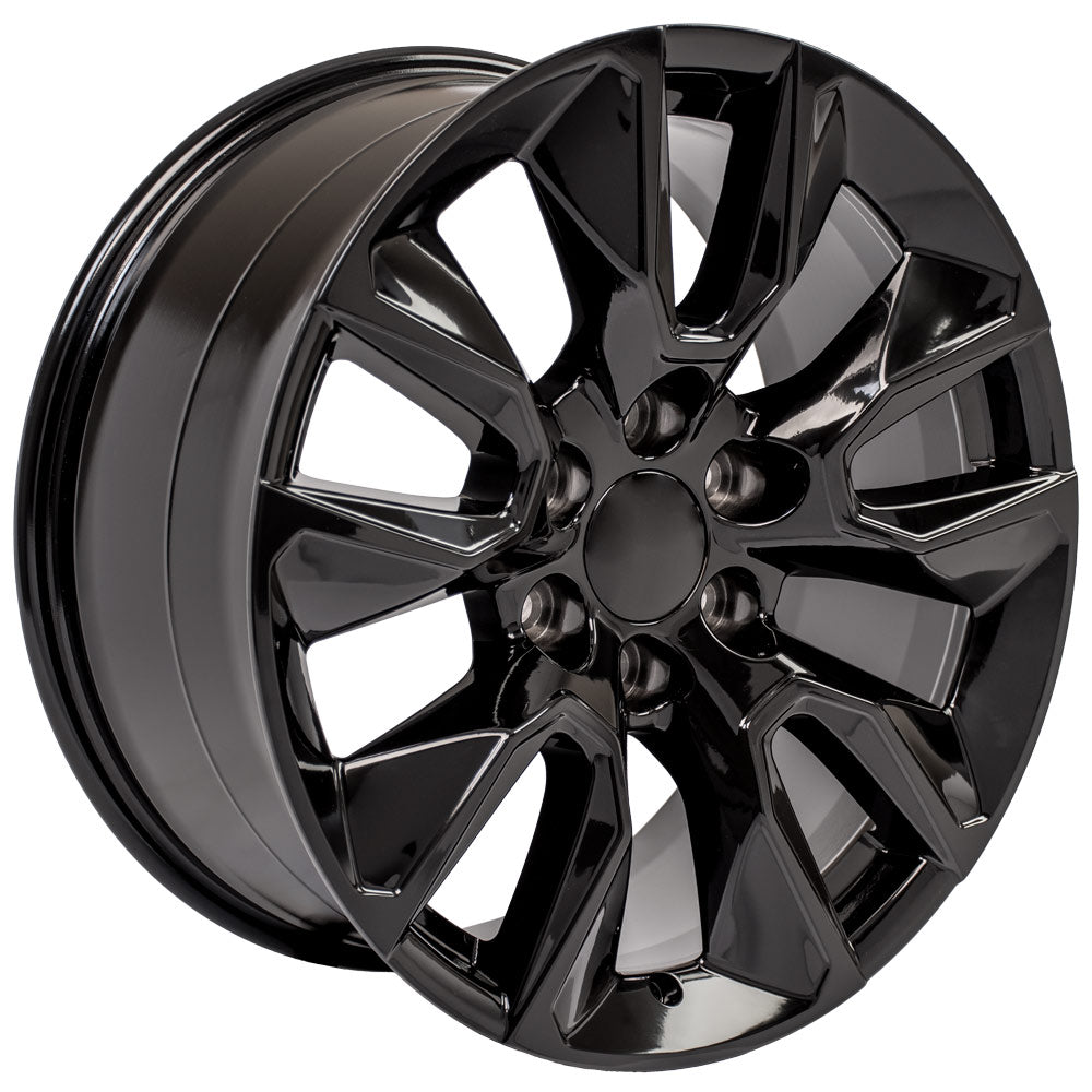22 Fits Chevrolet - Tahoe RST Style Replica Wheel -Gloss Black Face ...