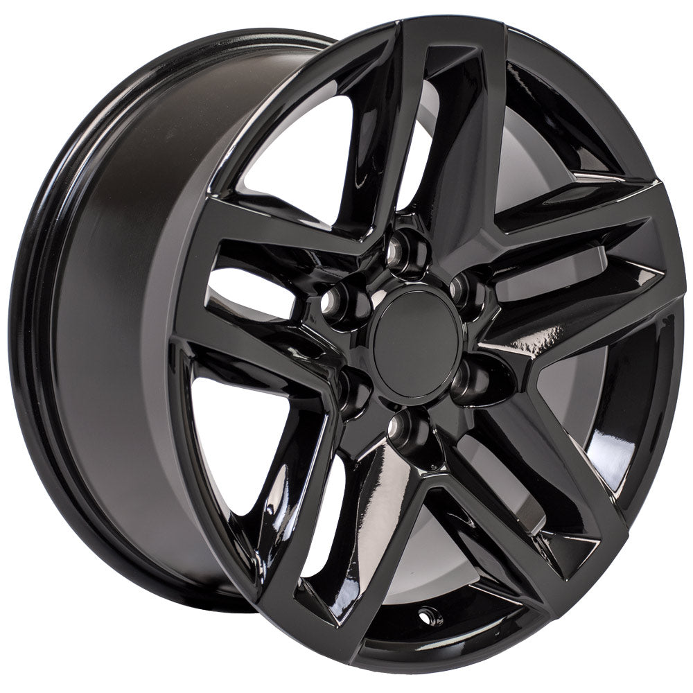 20" Rim Fits Chevy Trail Boss | Chevy Truck Wheels | Chevy Black Wheels ...