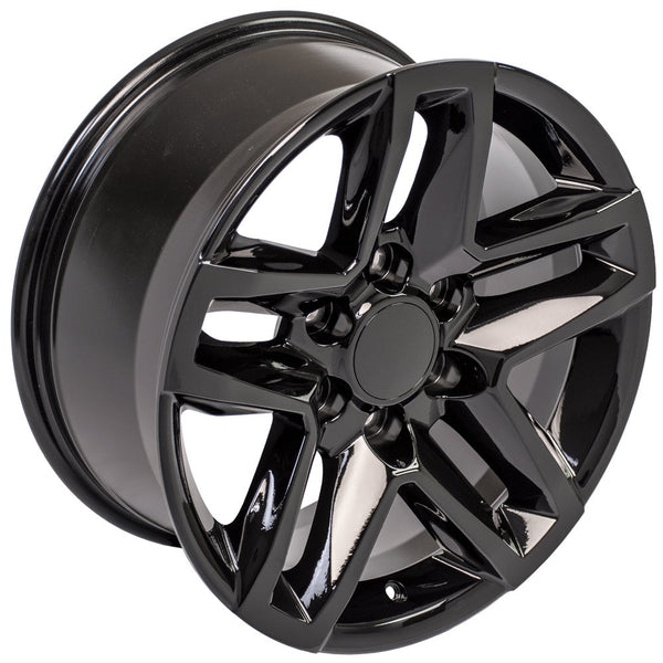 20" Rim Fits Chevy Trail Boss | Chevy Truck Wheels | Chevy Black Wheels ...