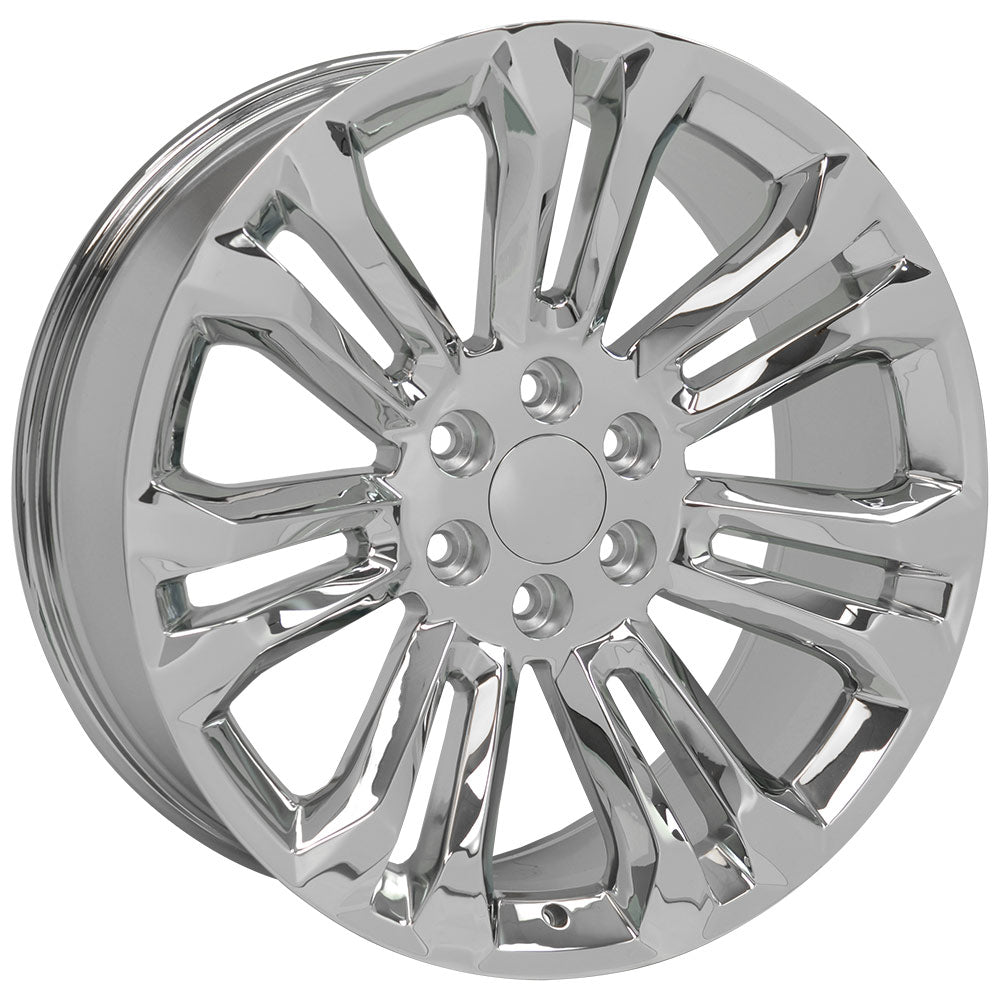 22 fits Chevrolet - Silverado Replica Wheel - Chrome 22x9 | Suncoast ...