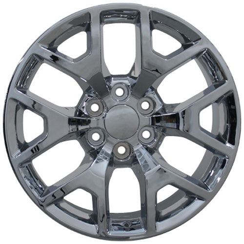 20" Fits GMC Sierra Snowflake Wheel | GMC Chrome Wheels | Sierra Wheels ...