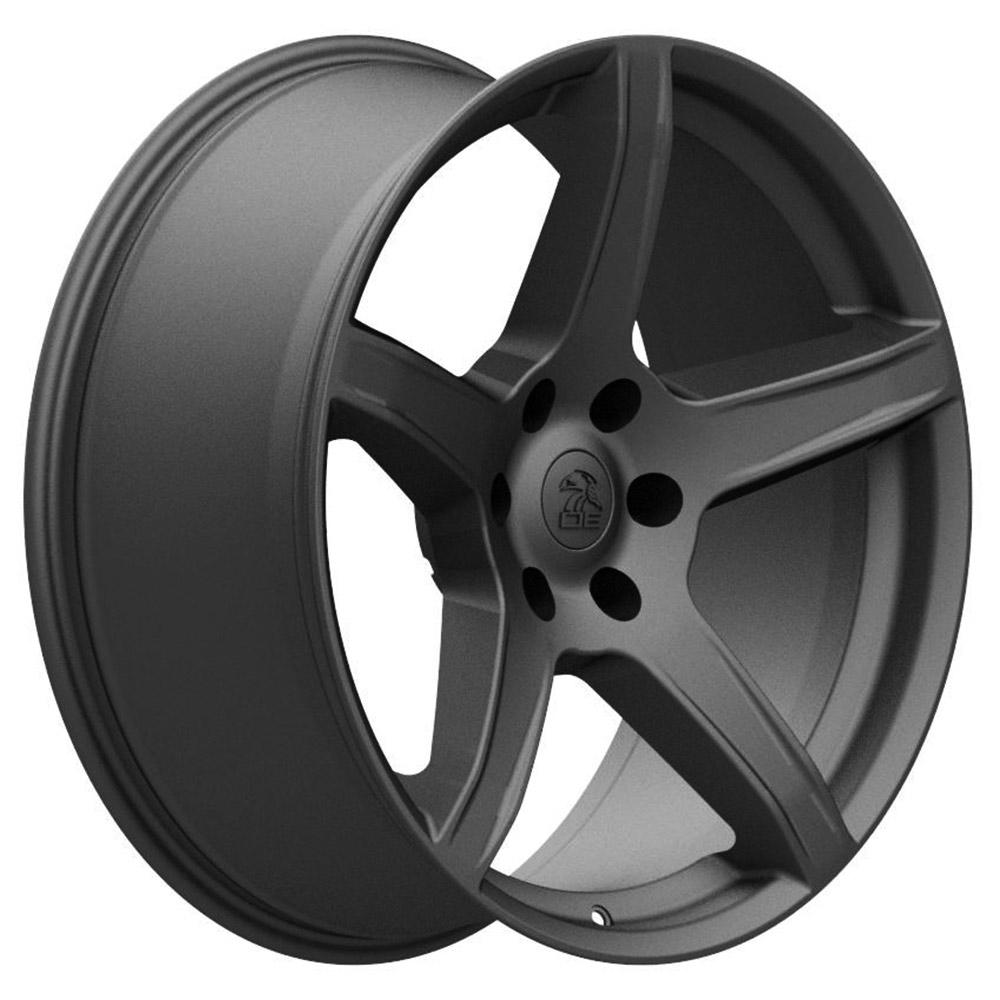 22" Wheel fits Ram 1500 - DG22 Satin Gunmetal 22x9.5 – Suncoast Wheels